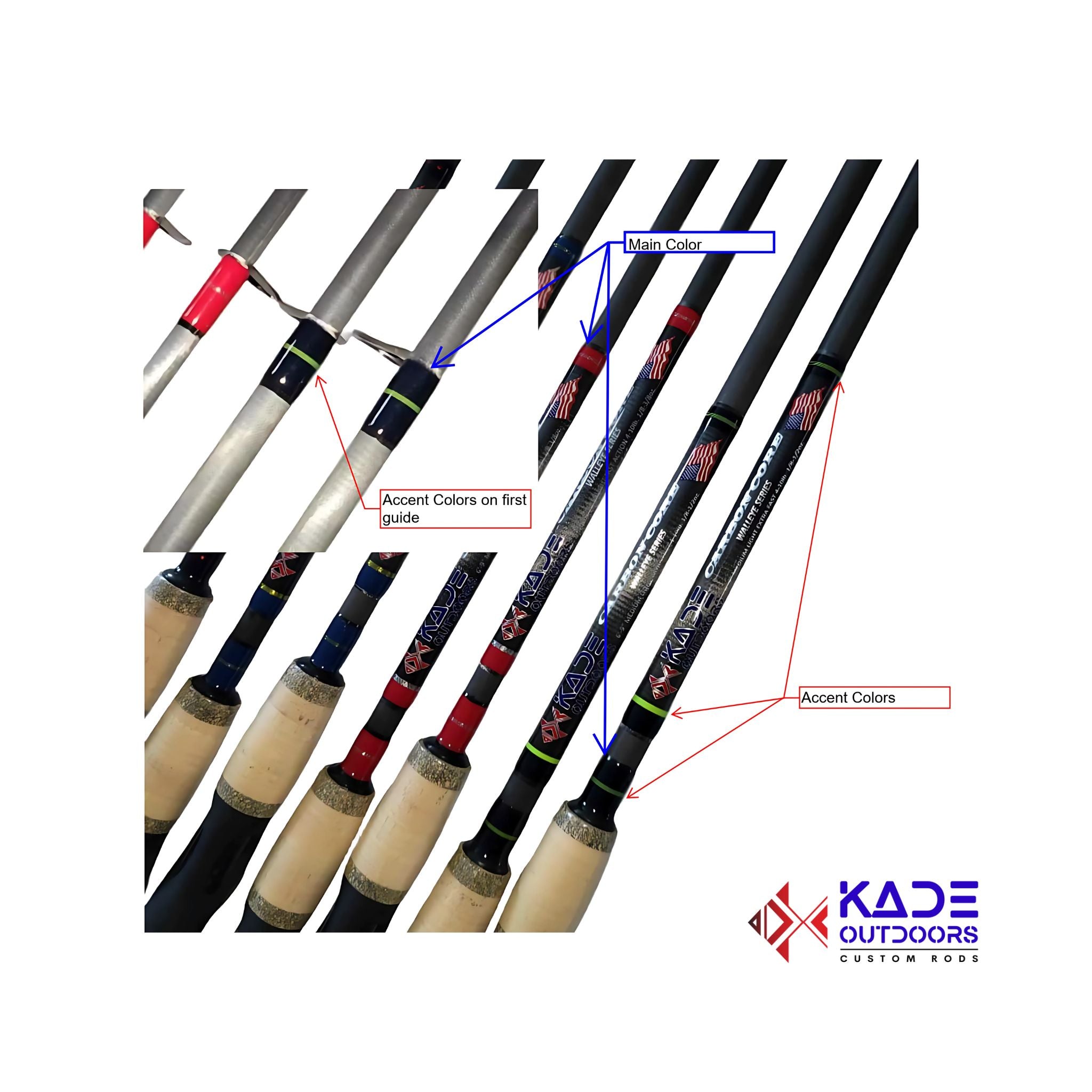 CARBON CORE Steelhead Float Rods – KADE Outdoors Custom Rods